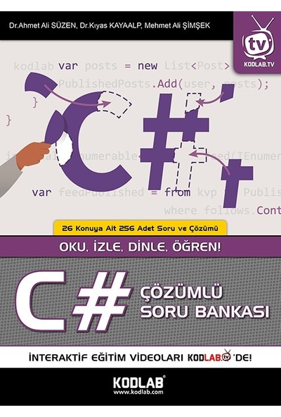 C# Çözümlü Soru Bankası - Ahmet Ali Süzen