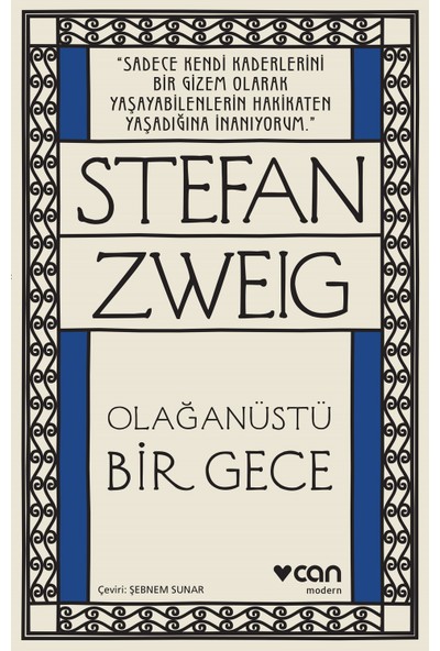Olağanüstü Bir Gece - Stefan Zweig Olağanüstü Bir Gece - Stefan Zweig