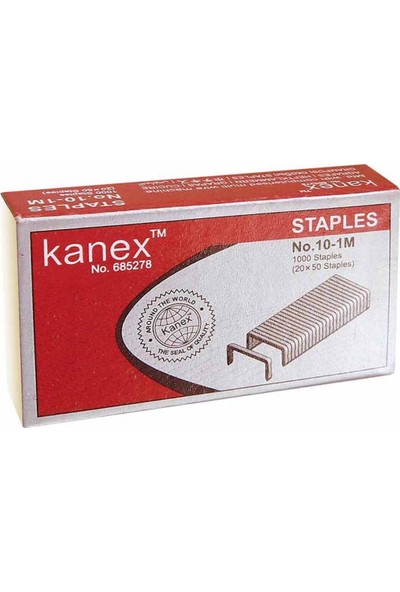 Kanex No:10 Zımba Teli (1000X20 Pkt) 20 Li Kanex No:10 Zımba Teli (1000X20 Pkt) 20 Li