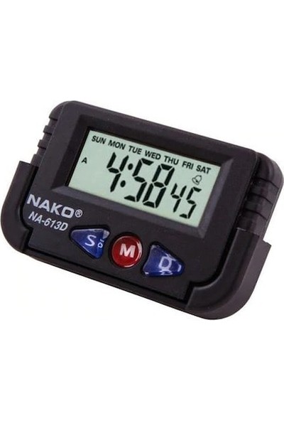 Nako Dijital Küçük Masa Araba Saati Alarm Kronometre Nako Dijital Küçük Masa Araba Saati Alarm Kronometre