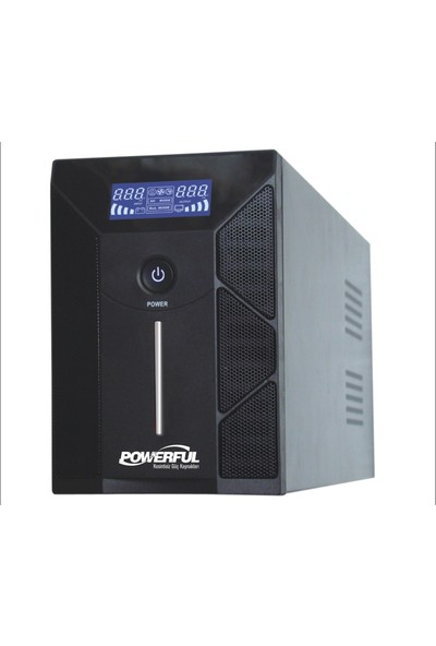 Powerful PLD-3000 3000VA 3KVA 1800W LCD Panel Line Interactive Ups Kesintisiz Güç Kaynağı (Gaming UPS) Powerful PLD-3000 3000VA 3KVA 1800W LCD Panel Line Interactive Ups Kesintisiz Güç Kaynağı (Gaming UPS)