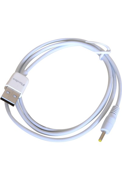 Flaxes FPK-482B USB to 2,5mm Uçlu Tablet Şarj Kablosu Flaxes FPK-482B USB to 2,5mm Uçlu Tablet Şarj Kablosu