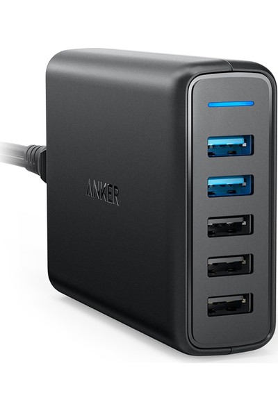 Anker PowerPort 5 Speed 63W QuickCharge 3.0 Seyahat Hızlı Şarj Cihazı Anker PowerPort 5 Speed 63W QuickCharge 3.0 Seyahat Hızlı Şarj Cihazı