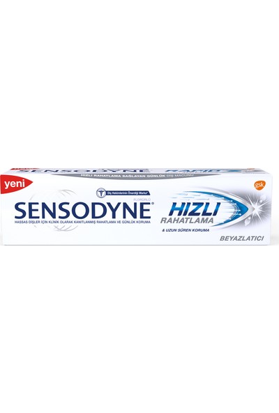 Sensodyne Hızlı Rahatlama Beyazlatıcı 75 Ml Sensodyne Hızlı Rahatlama Beyazlatıcı 75 Ml