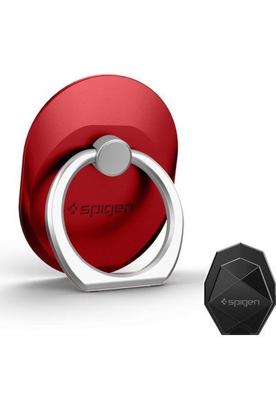 Spigen Style Ring Selfie Yüzüğü / Araç Tutacağı / Stand Red - 000SR21950 Spigen Style Ring Selfie Yüzüğü / Araç Tutacağı / Stand Red - 000SR21950