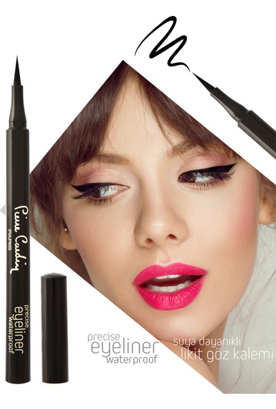 Pierre Cardin Eyeliner Precise Suya Dayanıklı Keçe Uçlu Siyah Eyeliner Pierre Cardin Eyeliner Precise Suya Dayanıklı Keçe Uçlu Siyah Eyeliner