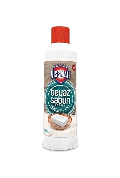 Vissmate Beyaz Sabun Kokulu Yüzey Temi̇zleyi̇ci̇ 1000 ml Vissmate Beyaz Sabun Kokulu Yüzey Temi̇zleyi̇ci̇ 1000 ml
