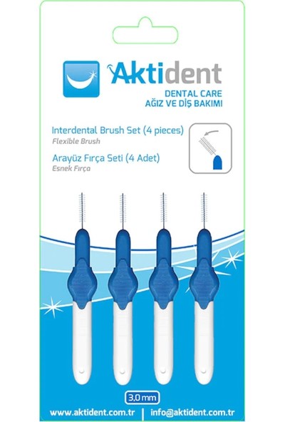 Aktident Arayüz Fırçası Mavi