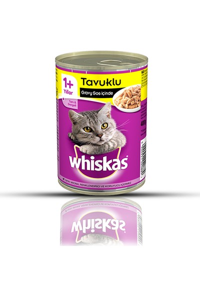 Whiskas Tavuklu Konserve Kedi Maması 400 Gr x 24 Adet Whiskas Tavuklu Konserve Kedi Maması 400 Gr x 24 Adet