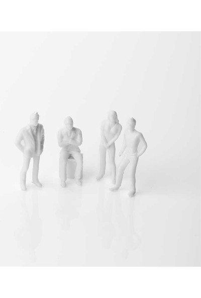 Eshel Beyaz İnsan Figürü 1/50 (6 Lı)