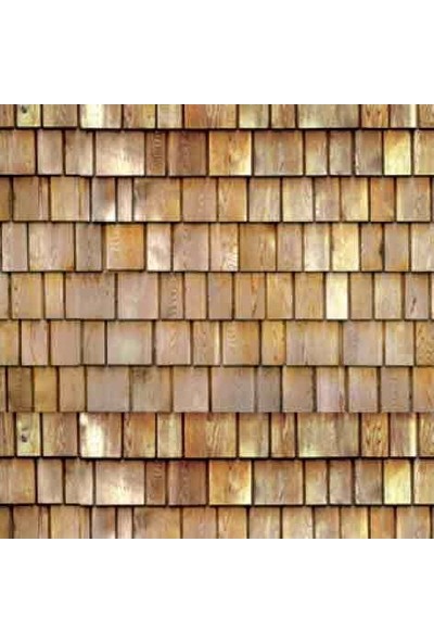 Eshel Düzensiz Ahşap Karton Çatı 1/100 (3Lü)