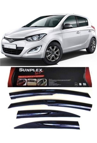 Sunplex Cam Rüzgarlığı Hyundai Accent 10-17 Blue 4 Parça Sunplex Cam Rüzgarlığı Hyundai Accent 10-17 Blue 4 Parça