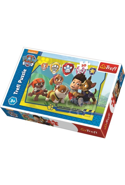 Trefl Çocuk Puzzle Ryder And Friends, Paw Patrol 30 Parça Puzzle