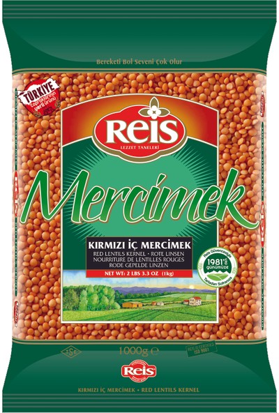 Reis Kırmızı Mercimek 1 kg Reis Kırmızı Mercimek 1 kg
