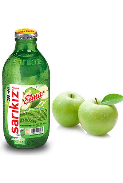 Alaşehir Sarıkız Meyve Aromalı Maden Suyu 24' lü 250 ml Elma Alaşehir Sarıkız Meyve Aromalı Maden Suyu 24' lü 250 ml Elma