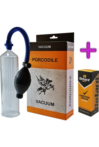 Porcodile Vakum Pompa Retard Krem Porcodile Vakum Pompa Retard Krem