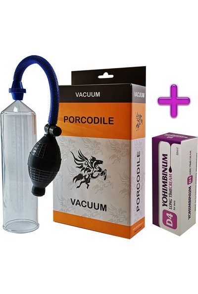 Porcodile Vakum Pompa Yohimbinum Krem Porcodile Vakum Pompa Yohimbinum Krem