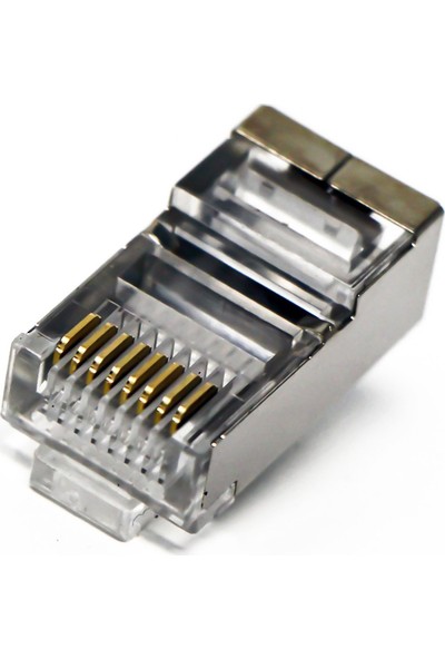 QPort Q-J625M CAT6 25 Adet Metal Konnektör