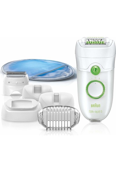 Braun Silk-épil 5 5780 Kablolu,Kuru Kullanım,Beyaz,5 Ek Ataçmanlı,Epilatör / Epilasyon Braun Silk-épil 5 5780 Kablolu,Kuru Kullanım,Beyaz,5 Ek Ataçmanlı,Epilatör / Epilasyon