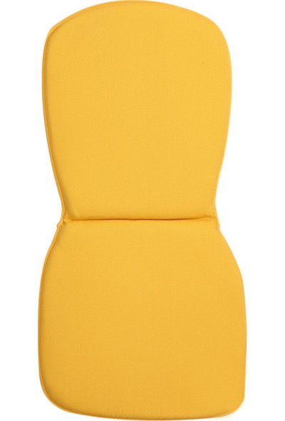 Sandalye Minder Arkalıklı Fermuarlı Mono Sarı Sandalye Minder Arkalıklı Fermuarlı Mono Sarı