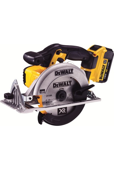 Dewalt DCS391M2-QW Şarjlı Daire Testere, 18v /4.0 Ah Li-Ion, Çift Akü