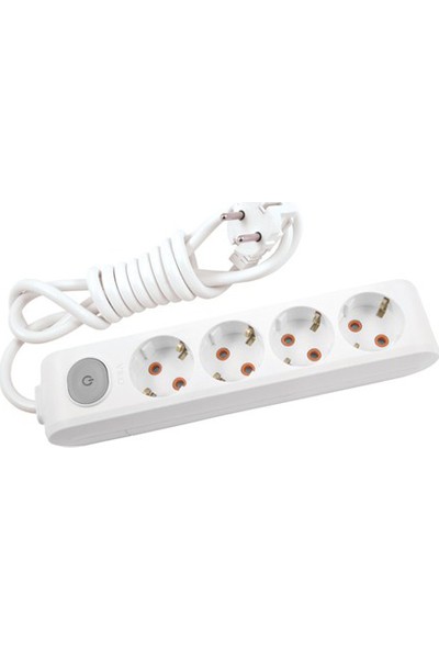 Viko Multi-Let Dörtlü Priz Anahtarlı Topraklı Kablolu Çocuk Korumalı 5 Metre-Beyaz 90117405 Viko Multi-Let Dörtlü Priz Anahtarlı Topraklı Kablolu Çocuk Korumalı 5 Metre-Beyaz 90117405