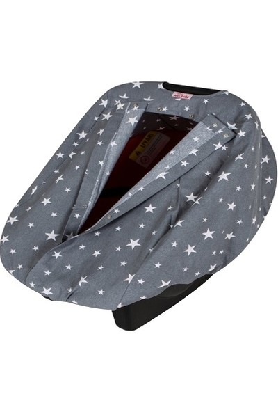 Sevi Bebe Yıldız Desenli Ana Kucağı Örtüsü
