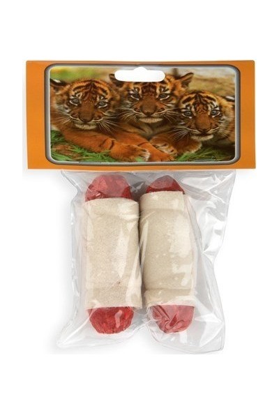 Lion Renkli Dolgu Kemik 3.5'' 40 gr 2'li