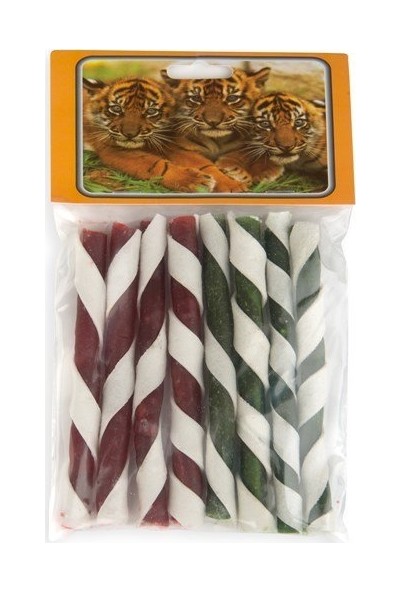 Lion Dental Twist Kemik 5'' 10 - 15 gr 8'li