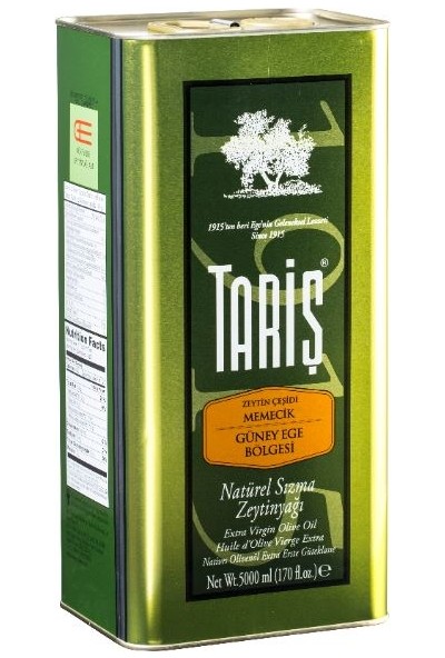 Tariş Zeytinyağı 5 lt Güney Ege Naturel Sızma