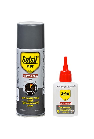 Selsil 2k Mdf Hızlı Yapıştırıcı 200 ml + 50 g