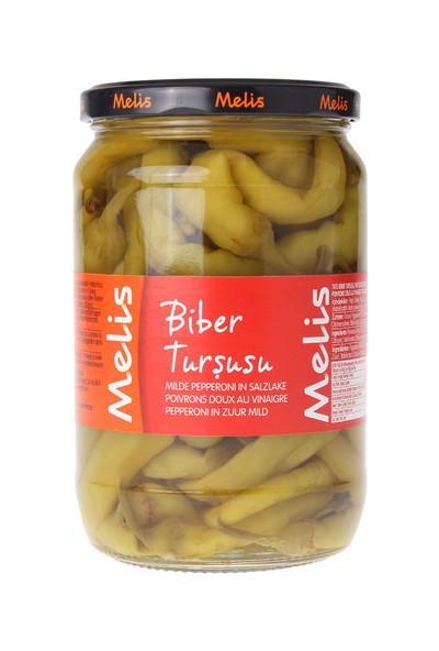 Melis Tatlı Biber Turşusu 600 gr Melis Tatlı Biber Turşusu 600 gr