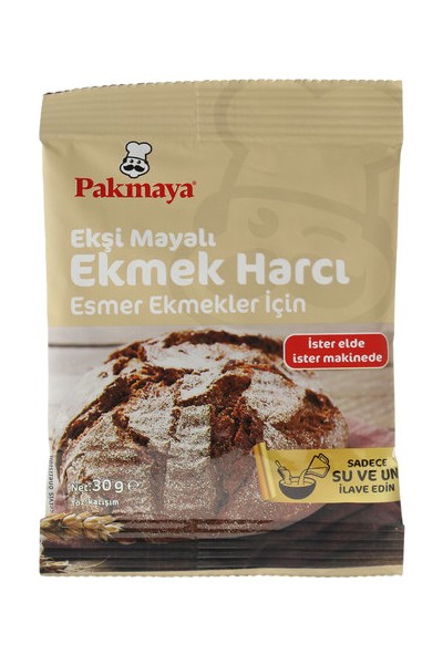 Pakmaya Ekşi Mayalı Esmer Ekmek Harcı 30 gr