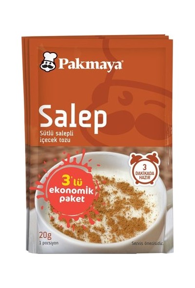 Pakmaya Salep Ekspres 3'lü 60 gr