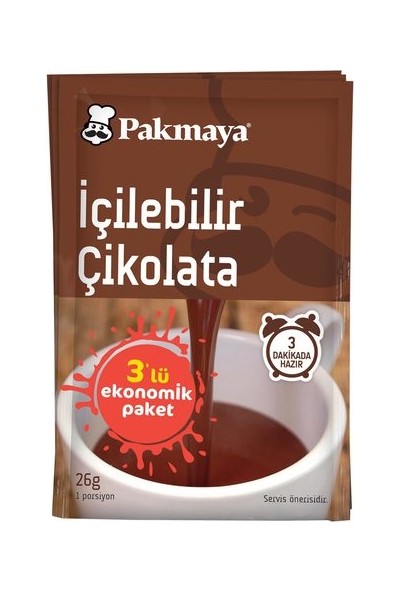 Pakmaya Sıcak Çikolata 3'lü 78 gr