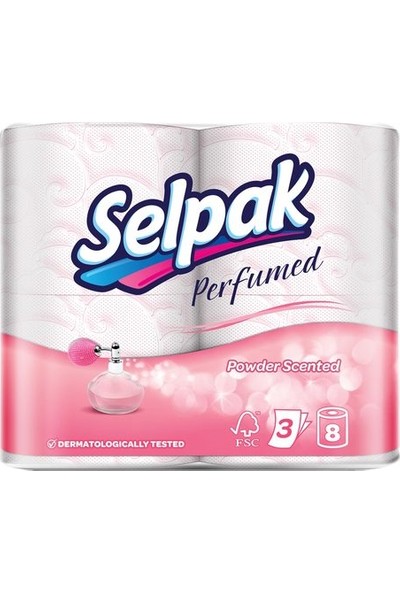 Selpak Tuvalet Kağıdı Pudra Kokulu 8'li