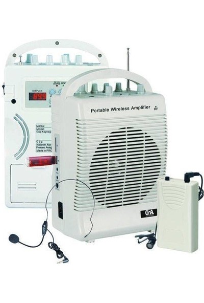 Gold Audio Ga200Y Yaka Mikrofonlu Seyyar Taşınabilir Şarjlı Anfi Gold Audio Ga200Y Yaka Mikrofonlu Seyyar Taşınabilir Şarjlı Anfi