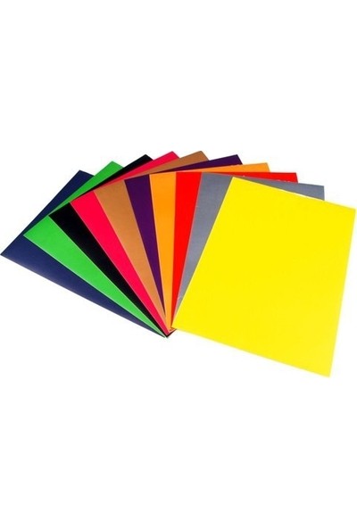 Ticon 50X70 Cm Fon Kartonu 10 Renk 10 Adet Set Ticon 50X70 Cm Fon Kartonu 10 Renk 10 Adet Set