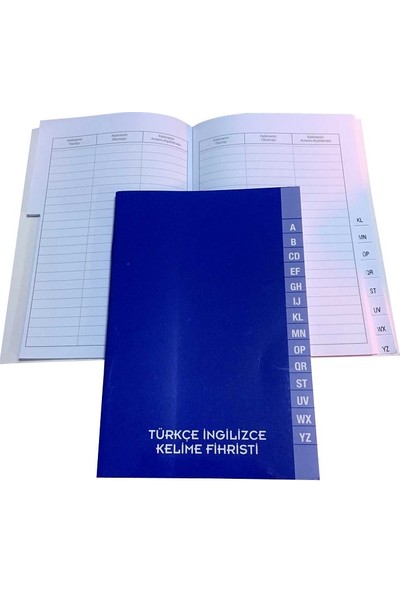 Lizy Kelime Defteri Kelime Fihristi 56 Yaprak