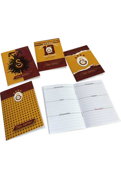 Galatasaray A6 Not Defteri Çizgili 32 Yaprak Karton Kapak Galatasaray A6 Not Defteri Çizgili 32 Yaprak Karton Kapak