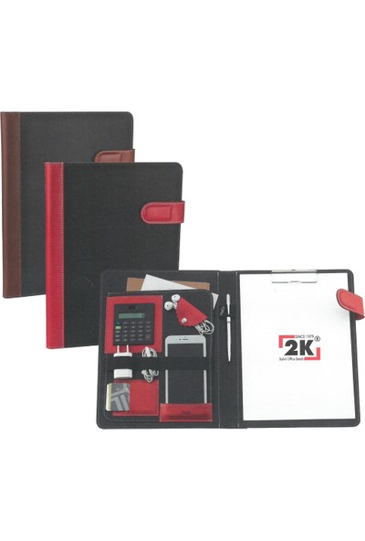 2K 7001 A4 Telefon Kılıflı Garnili Sekreterlik Hesap Makineli 2K 7001 A4 Telefon Kılıflı Garnili Sekreterlik Hesap Makineli