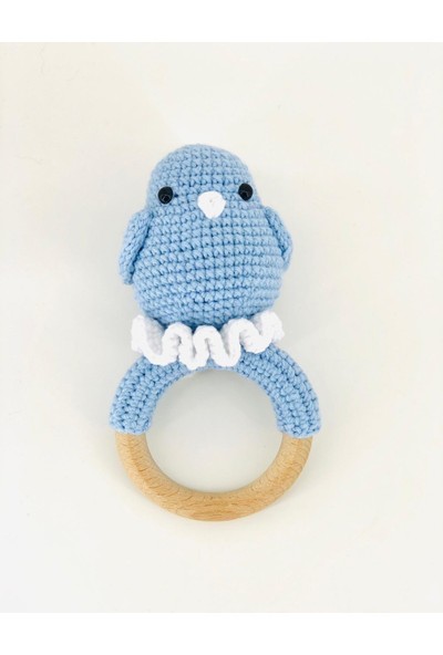 Amigurumi Organik Diş Kaşıyıcılı Örgü Çıngırak Amigurumi Organik Diş Kaşıyıcılı Örgü Çıngırak