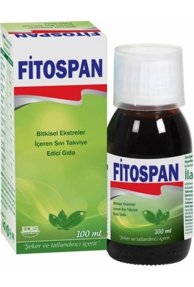 Fitospan Bitkisel Şurup 100 ml Fitospan Bitkisel Şurup 100 ml