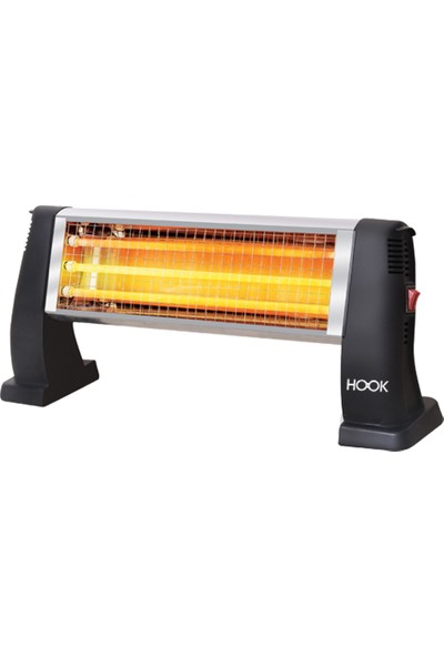 Hook Hk 401 3 Camlı Masaaltı - Ayakaltı Quartz Isıtıcı Soba