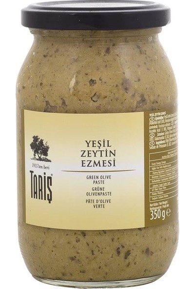 Tariş Yeşil Zeytin Ezmesi 350 gr Tariş Yeşil Zeytin Ezmesi 350 gr