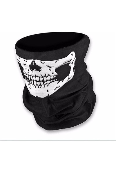 Samur Kuru Kafa İskelet Ağız Buff Bandana Maske Samur Kuru Kafa İskelet Ağız Buff Bandana Maske