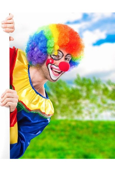 Samur Palyaço Bonus Saç Ve Palyaço Burnu Samur Palyaço Bonus Saç Ve Palyaço Burnu