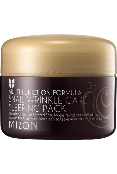 Mizon Snail Wrinkle Care Sleeping Pack - Salyangoz Gece Maskesi Mizon Snail Wrinkle Care Sleeping Pack - Salyangoz Gece Maskesi