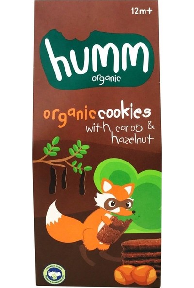 Humm Organik Keçiboynuzlu Fındıklı Kurabiye 55 G.