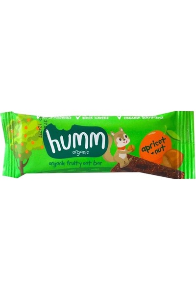 Humm Organik Kayısılı Fındıklı Yulaf Bar 27 G.